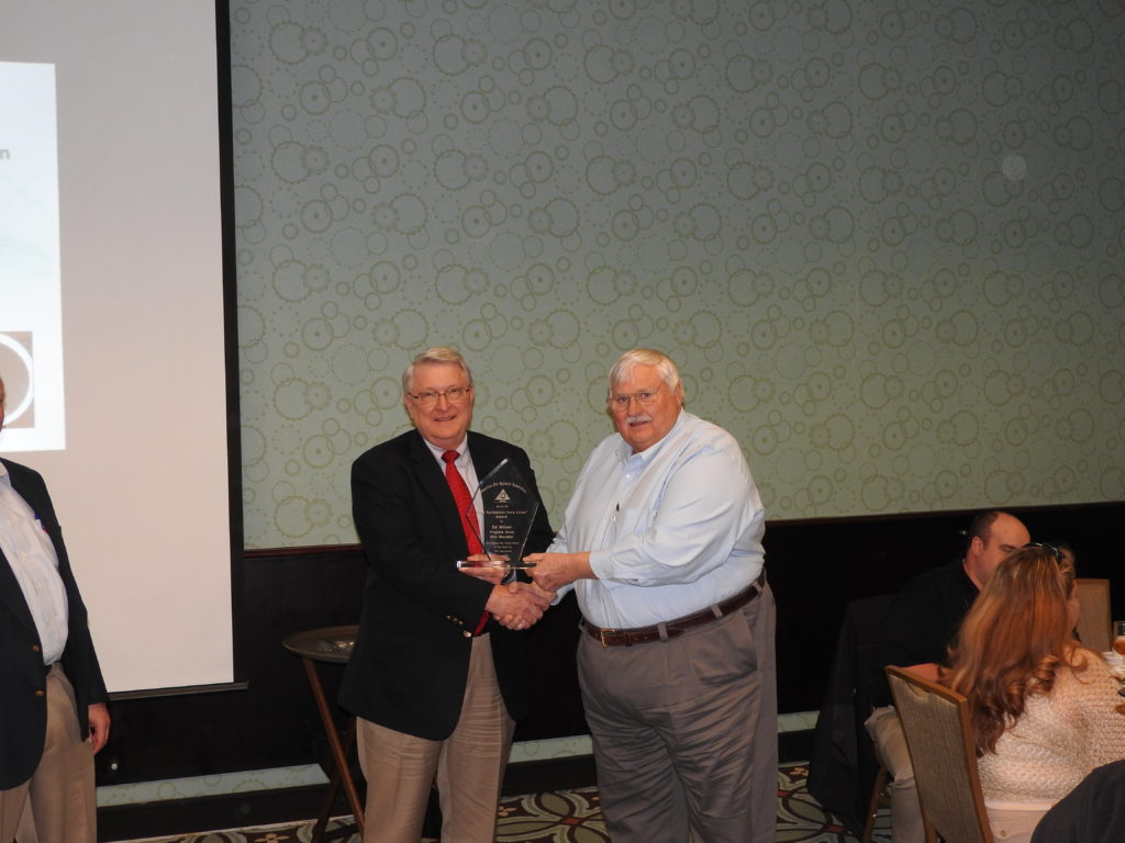 Ed Altizer Honored with Award - Sprinkler Age