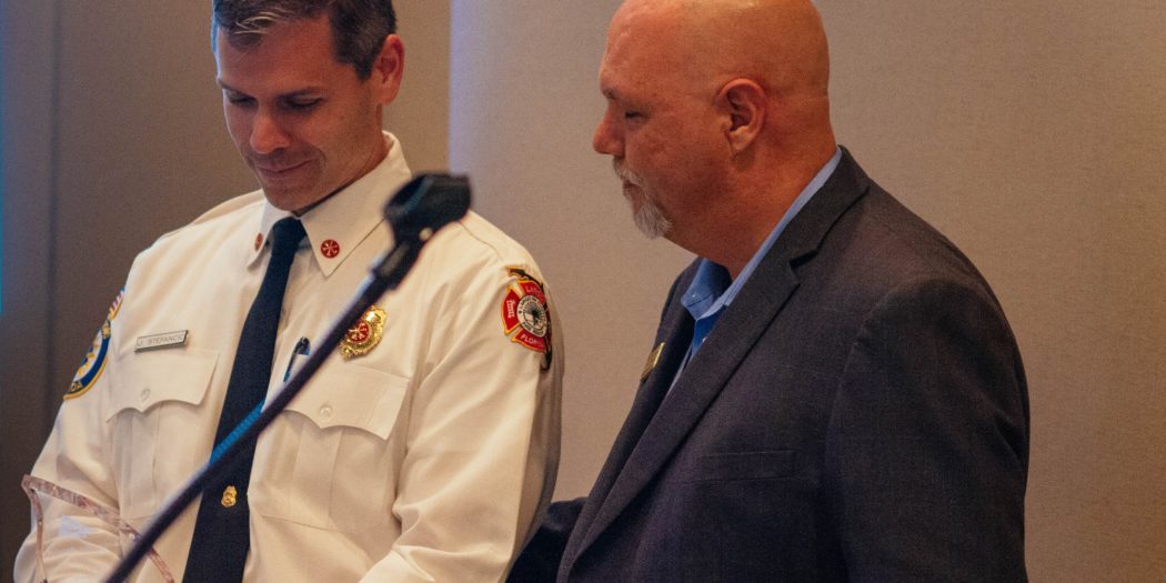 Chief Stefancic Receives Fire Sprinklers Save Lives Award - Sprinkler Age